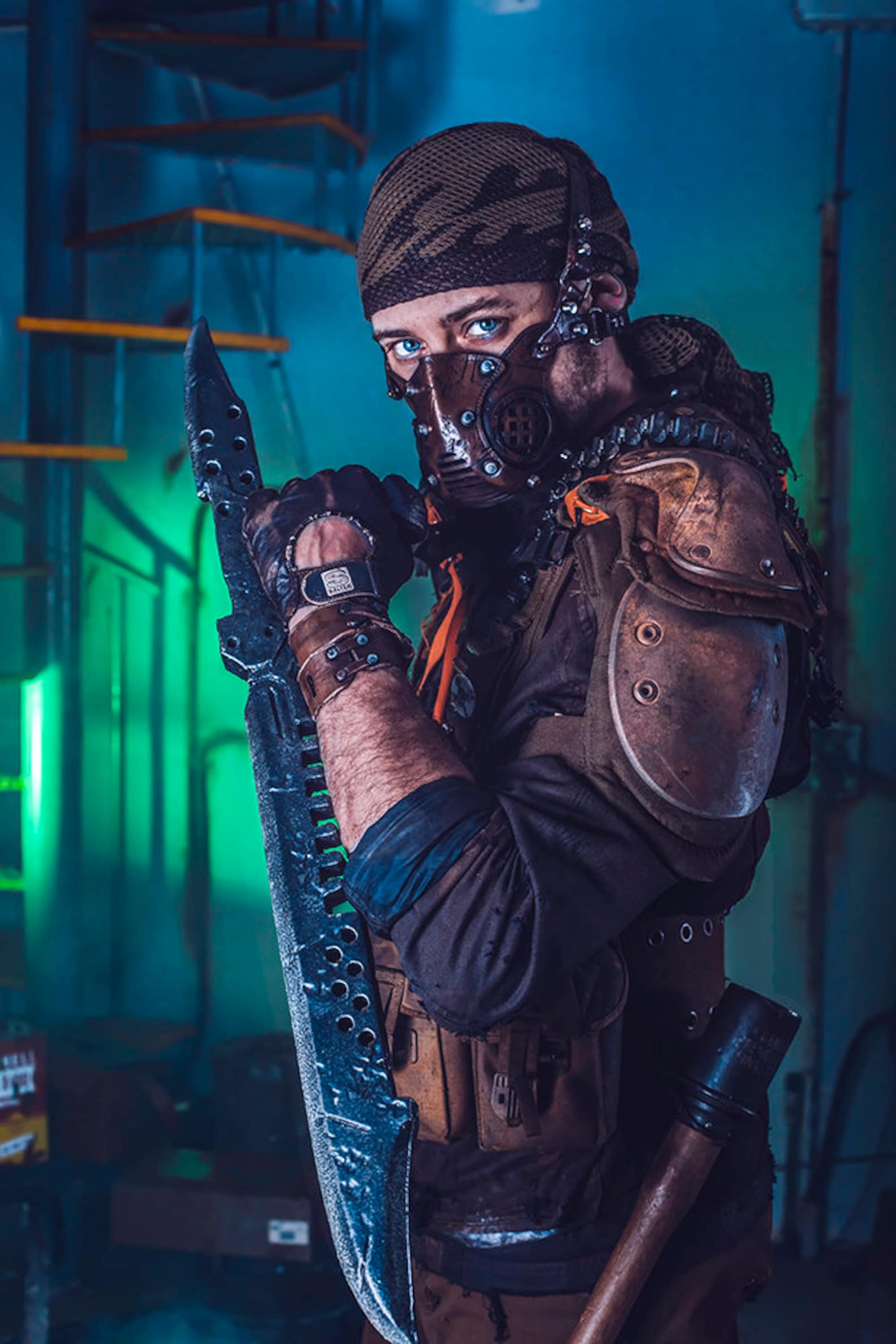 Face Mask Post Apocalyptic Leather Mask Mad Max Diesel Punk - Etsy