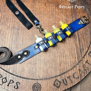 Potion Garter Holster Made of Natural Leather With Bottles Larp ...