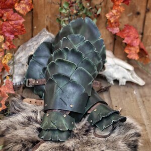 Ranger Warrior Leather Greaves, Elven Leg Armour, Leather Armor for ...