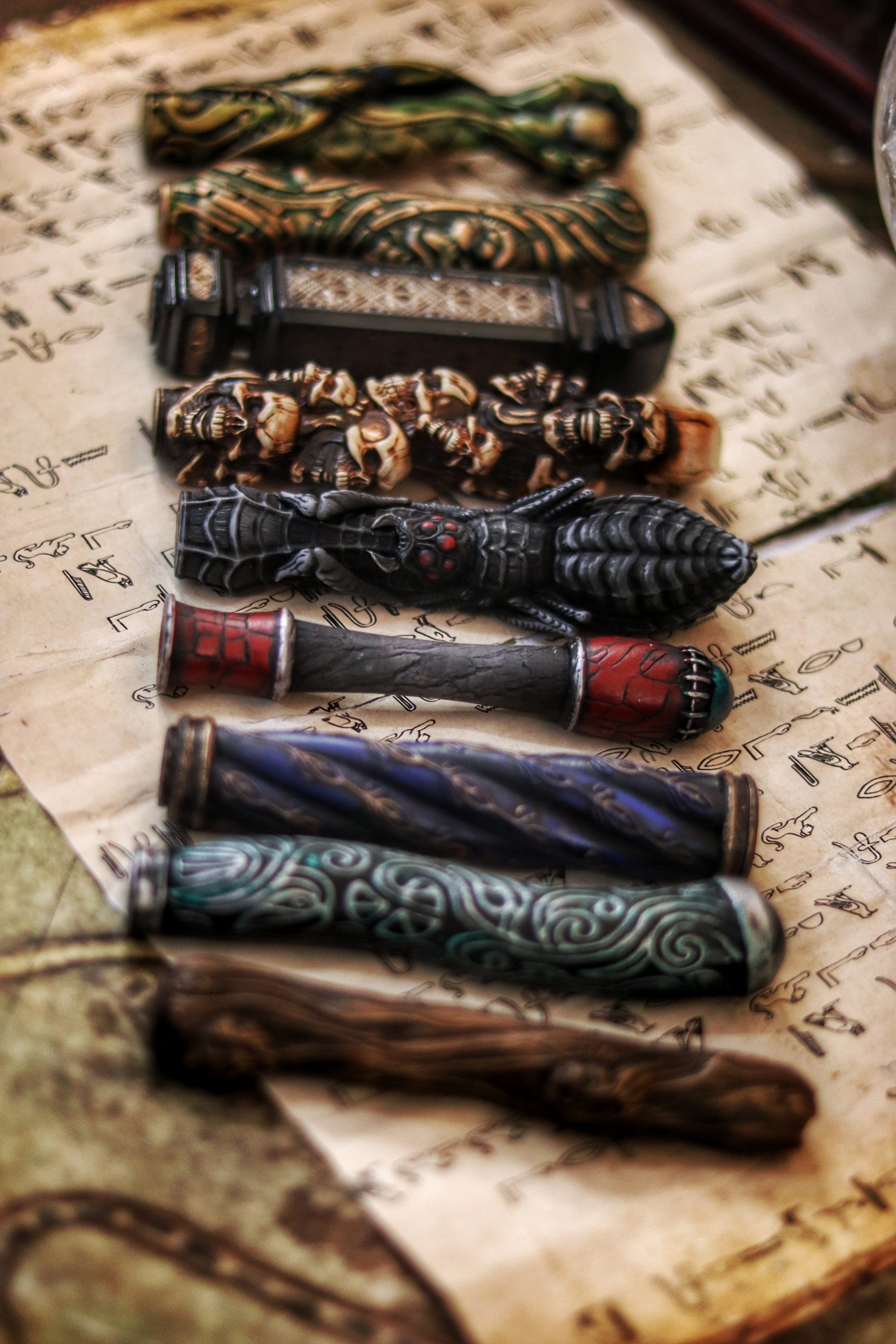 Customizable Magic Wand Interchangeable Tips & Handle LARP Ren Fair ...