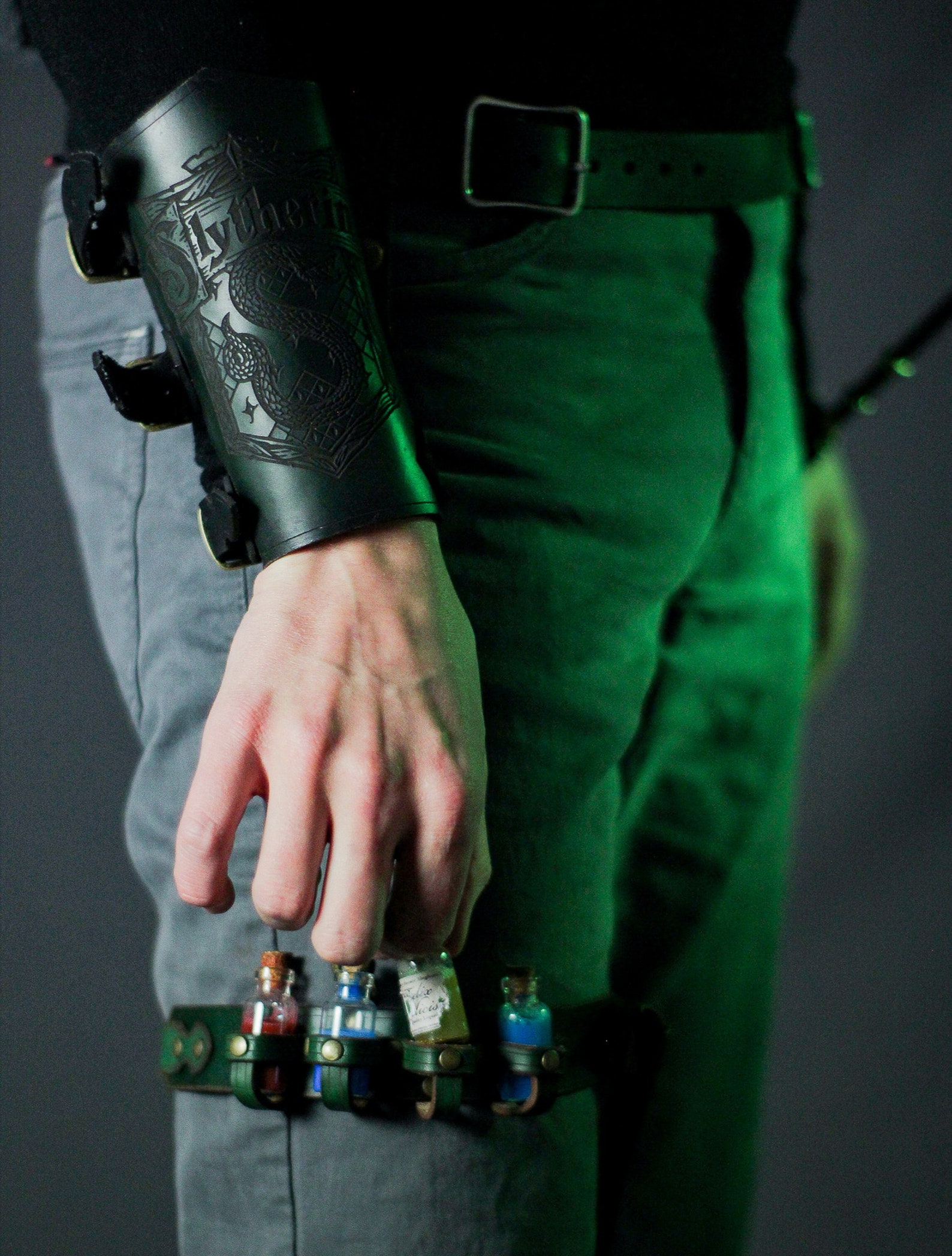 Potion Garter Holster Made of Natural Leather With Bottles. - Etsy