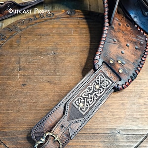Viking Armor Leather Armor Leather Pauldron Shoulder Armor Men LARP ...