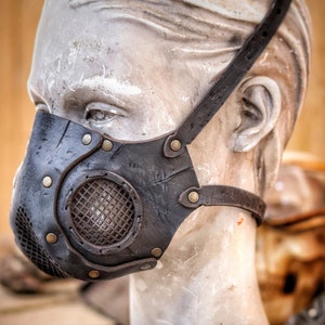 Rage Leather Face Mask With Filter Pocket Ready for Use With Disposable ...