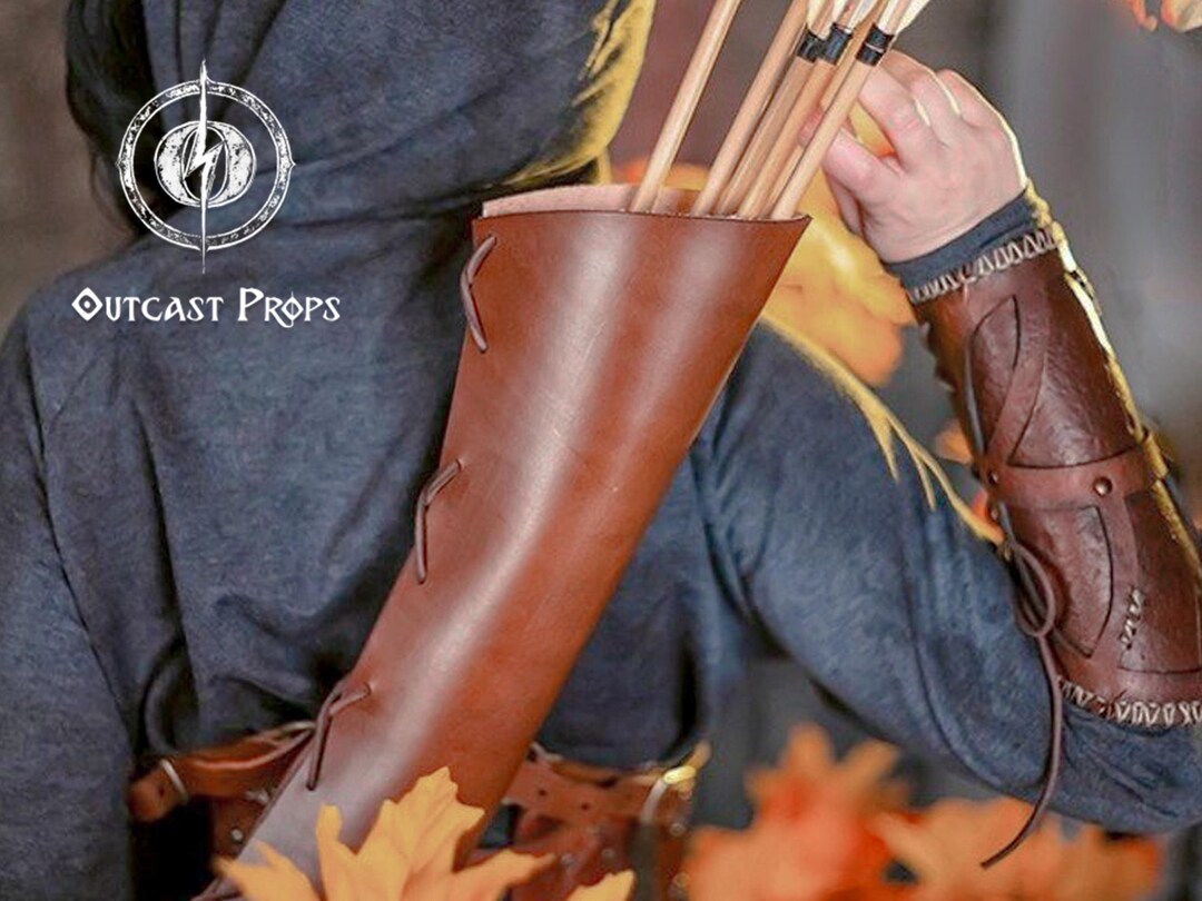 Leather Quiver Elven Quiver Archery Quiver Arrow Quiver Larp Quiver Elf ...