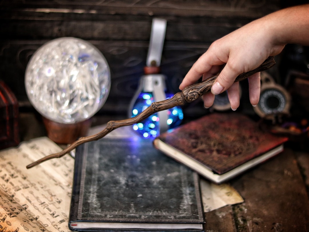 Ancient Branch Magic Wand: Enchanting Elegance for LARP, Ren-fair ...