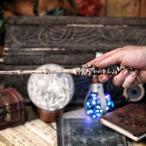 Hades Magic Wand Enchanting Elegance for LARP Ren Fair Wizardry Sorcery ...