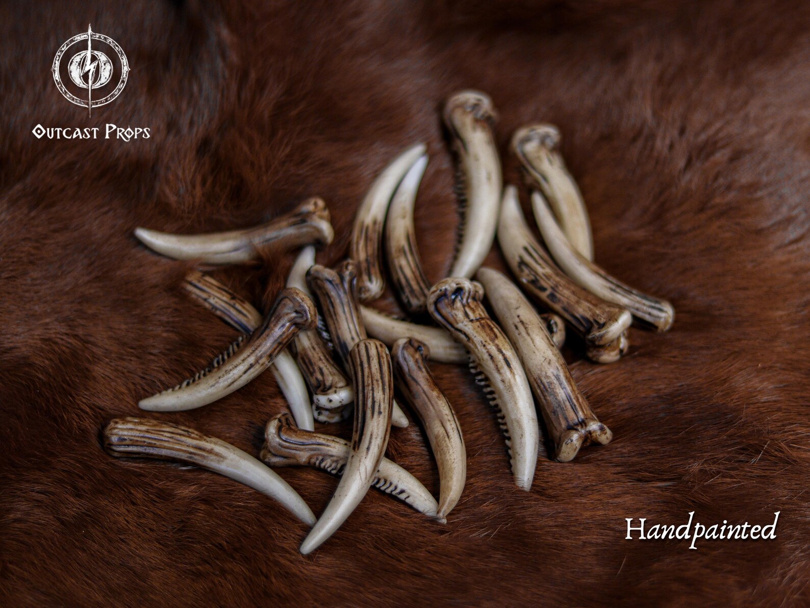 Realistic Resin Fang Tusk Pack for Cosplay Prop Supplies Fantasy ...