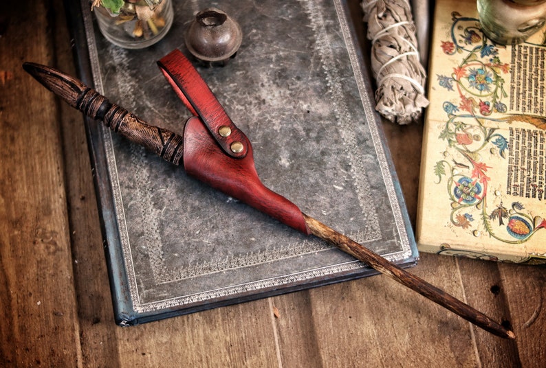 Magic Wand Leather Frog Holster for Wizard and Witch Costume - Etsy