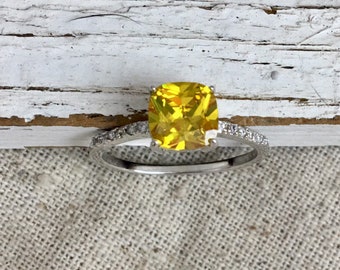 Square stone ring | Etsy