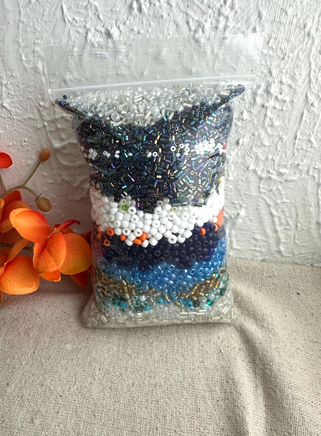 Bead Soup Lot# 821, Glass Seed Beads, Various Colors, Shapes, Sizes ...