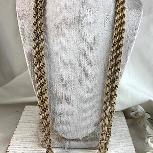 Napier Textured Rope Chain Necklace, 60 Long, 7 Mm Wide Links, Double ...