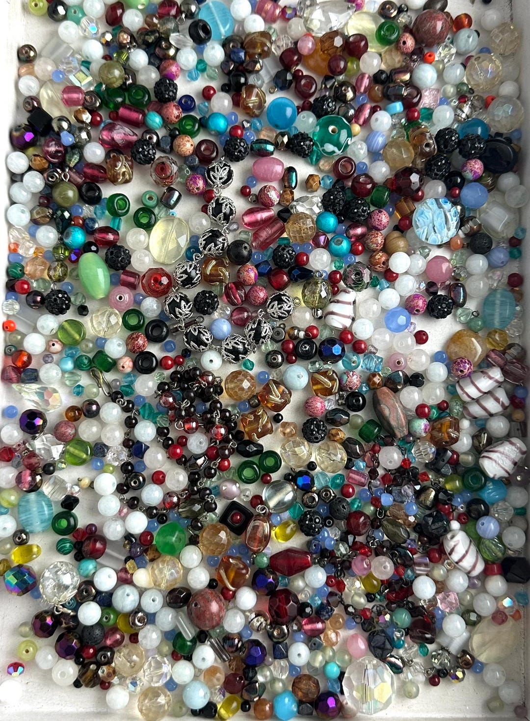 Bead Soup Lot 836, Various Shapes, Sizes, Colors, Finishes, Harvested ...