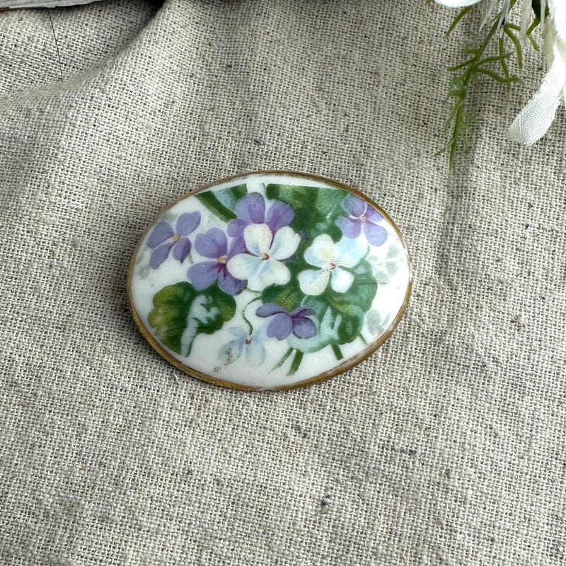 Ceramic Brooch - Etsy
