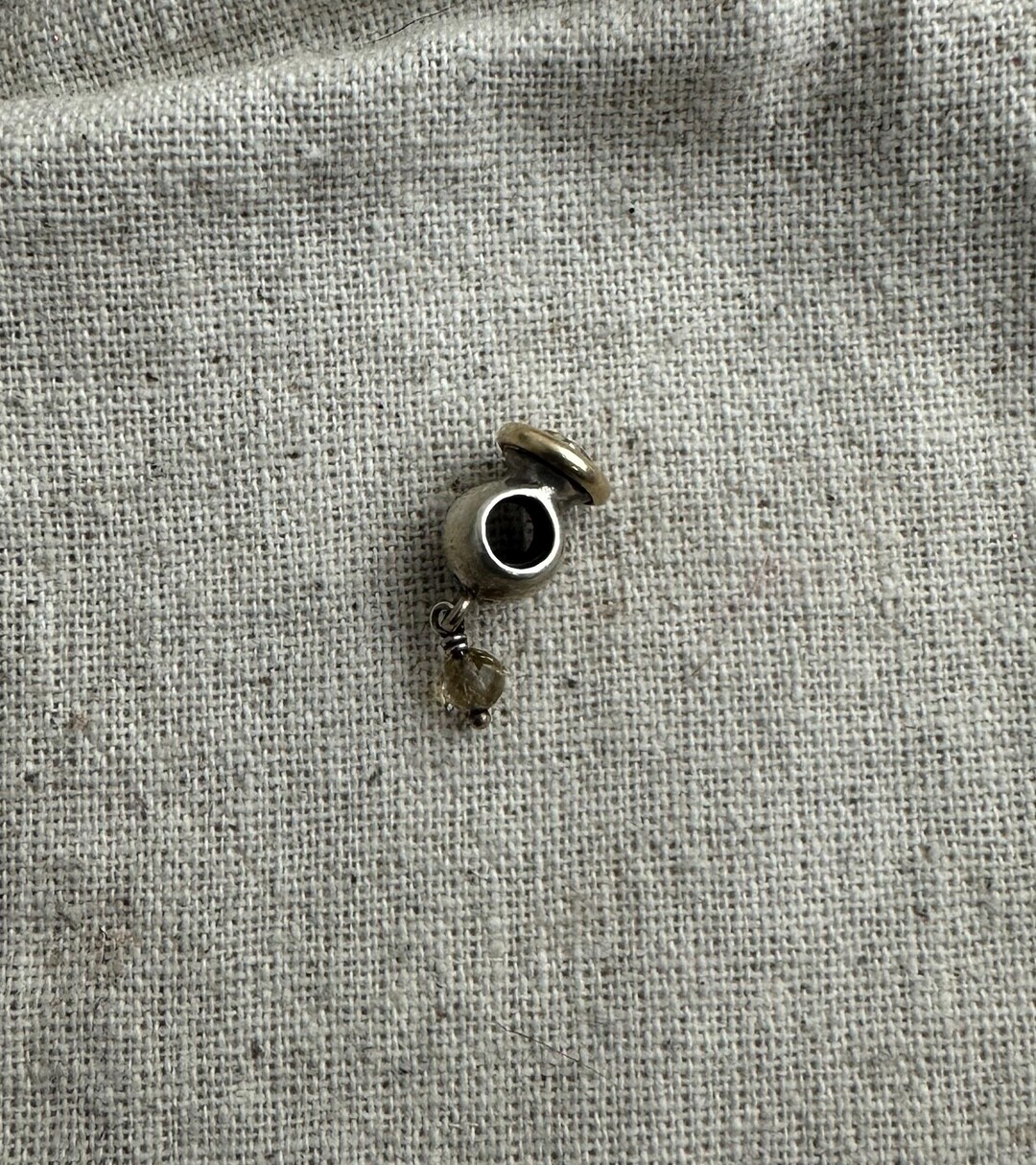 Pandora Citrine Buttercup Charm in Sterling Silver and 14KT Gold - Etsy