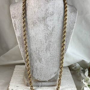 Napier Textured Rope Chain Necklace, 60 Long, 7 Mm Wide Links, Double ...