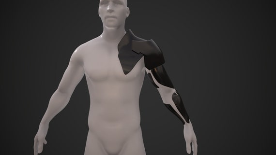 Human Robot Arm Sci Fi