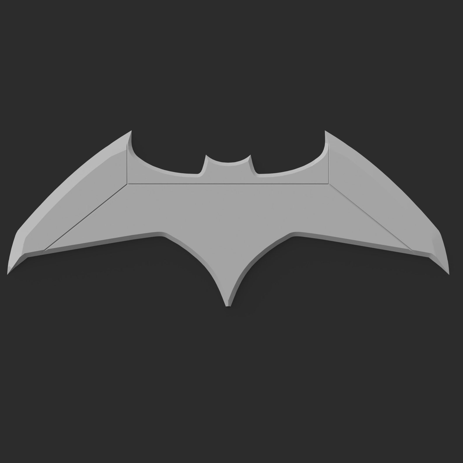 BVS DOJ Batfleck Inspired Batarang 3D File - Etsy