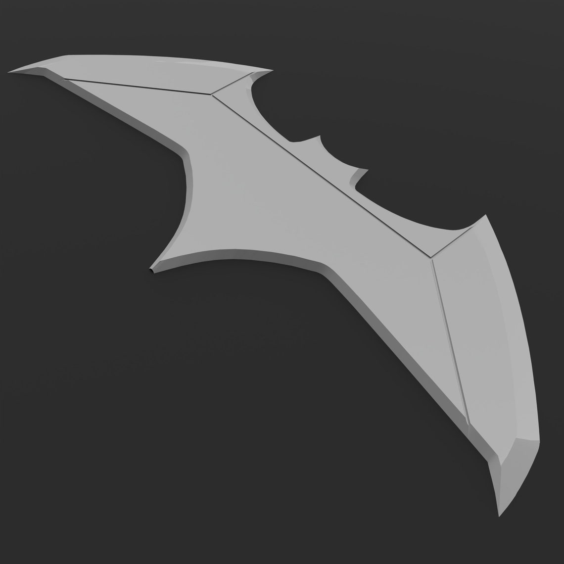 BVS DOJ Batfleck Inspired Batarang 3D File - Etsy