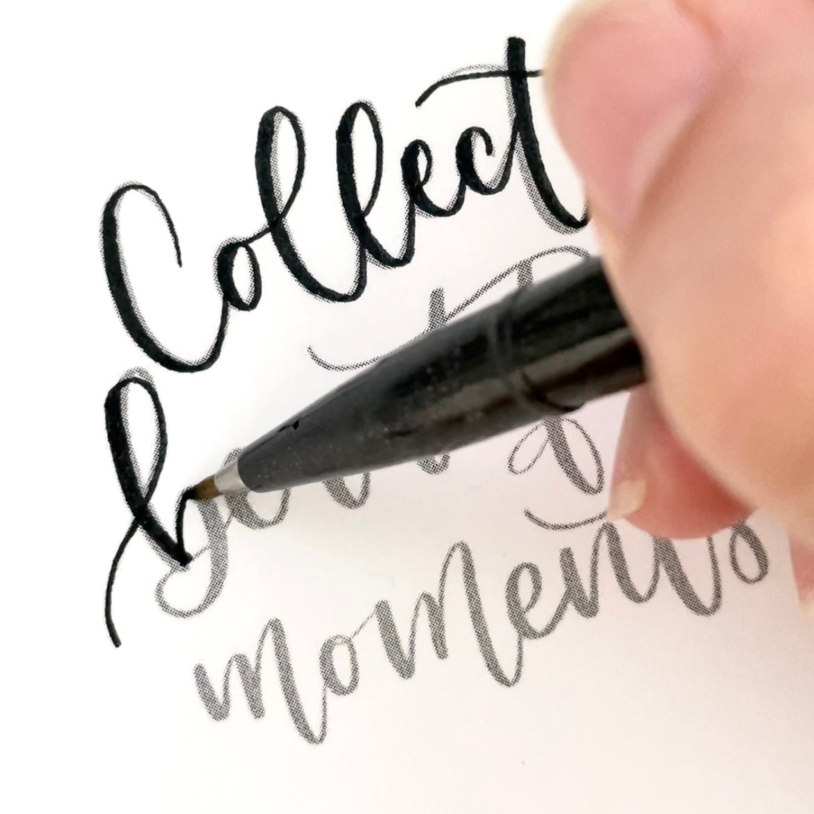 Set of 5 Quotes to Practice Brush Lettering Worksheets - Etsy