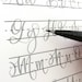 Flourish Alphabet Hand Lettering Practice Worksheet - Etsy