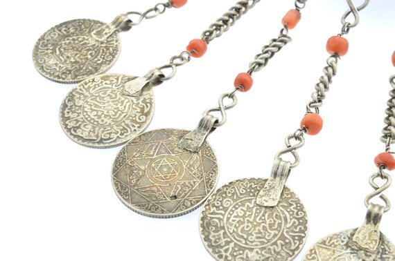 Antique pair of silver BERMIL from the Middle Atlas i… - Gem