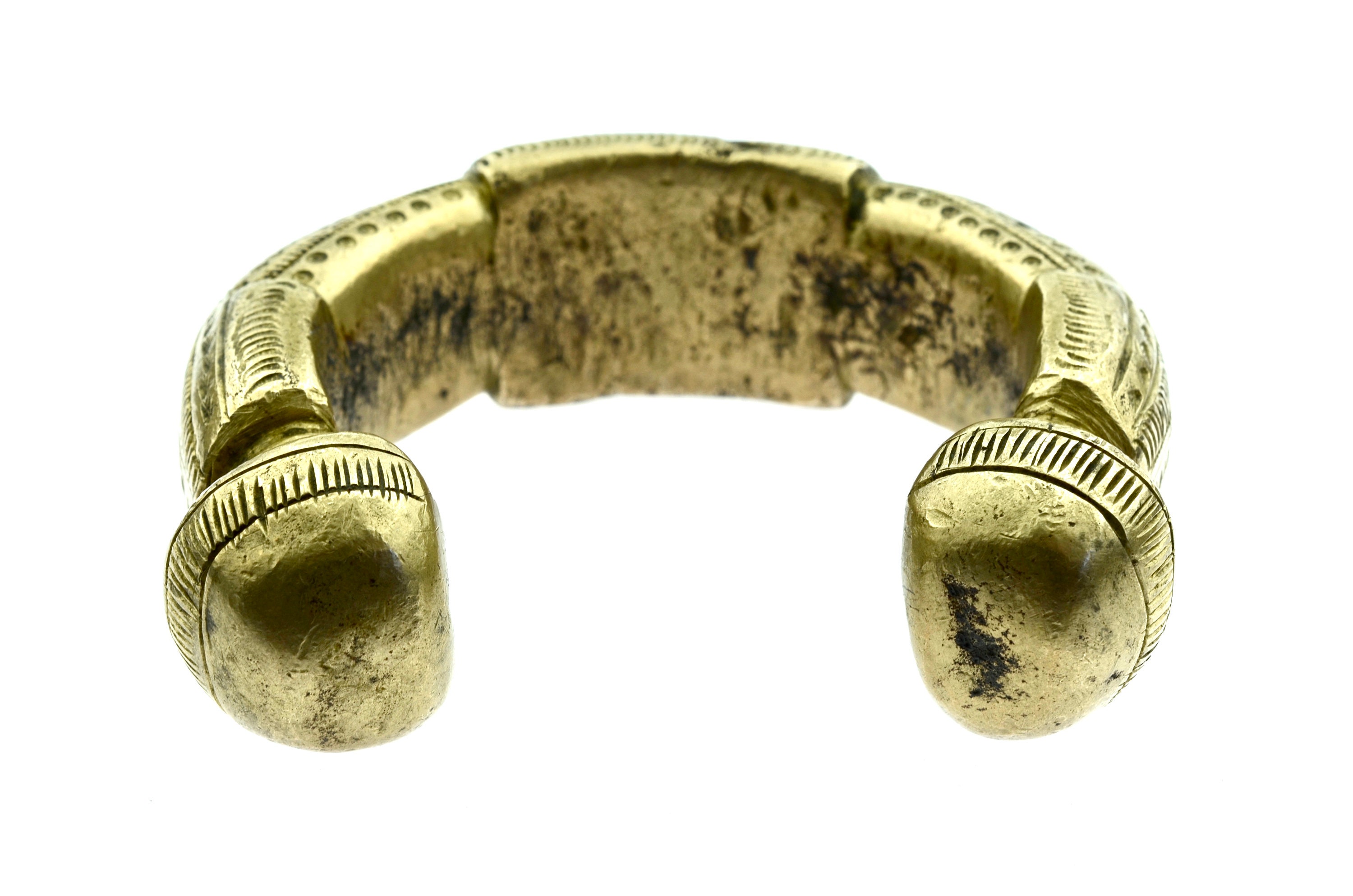 Antique Tuareg silver alloy Anklets. Currency Khalkhal from Mali.