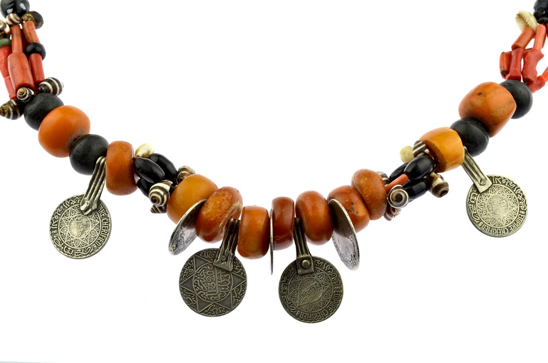 Authentic Old Berber Necklace From the Draa Valley in Morocco. - Etsy