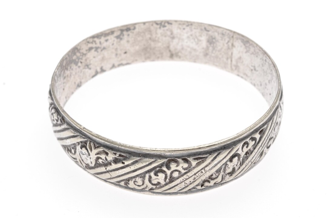 Old Tribal Moroccan Bracelet in Silver, Atlas Origins, Traditional ...