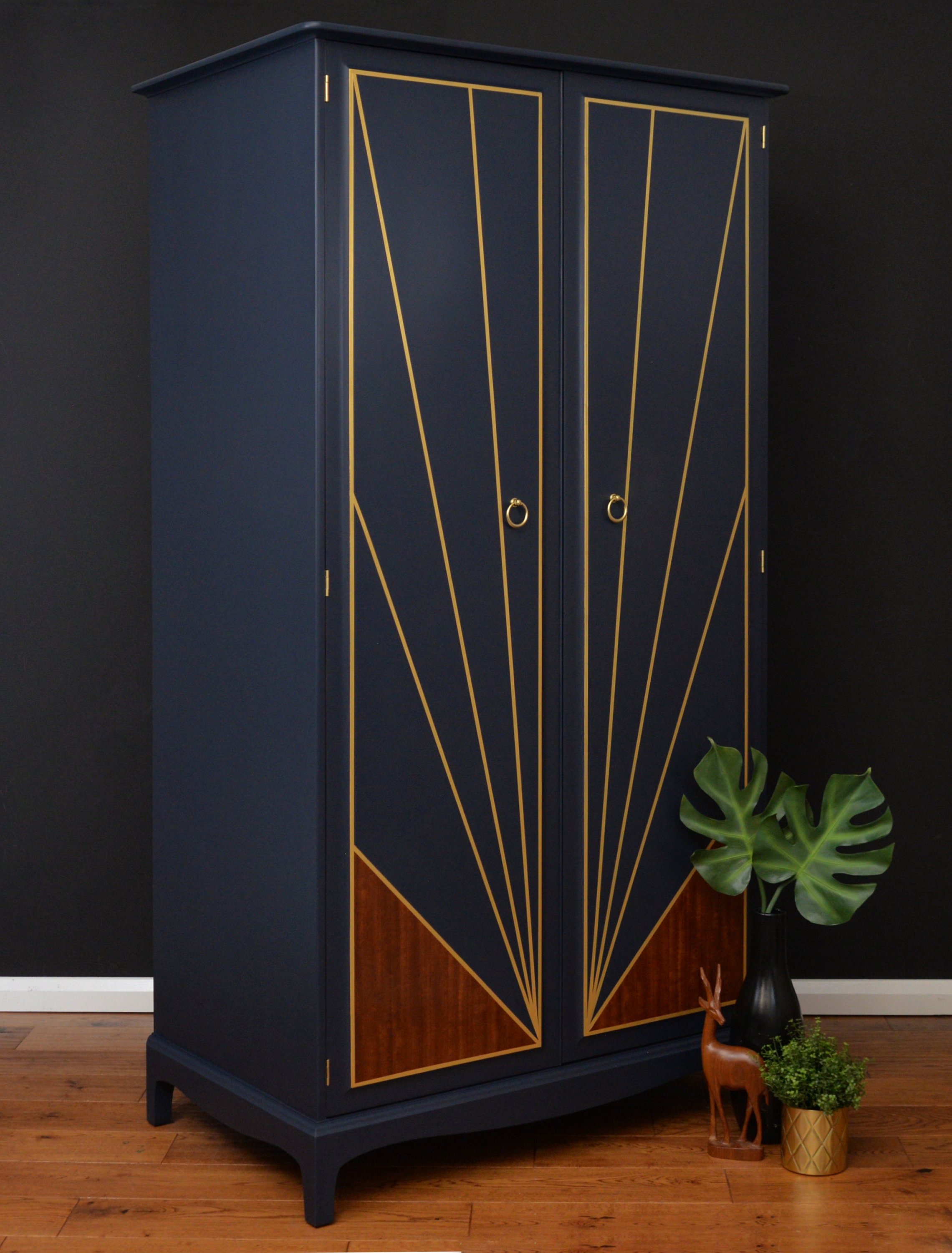 Stag Wardrobe, Armoire, Coat Cupboard, Bedroom Storage, Hall Robe, Art ...
