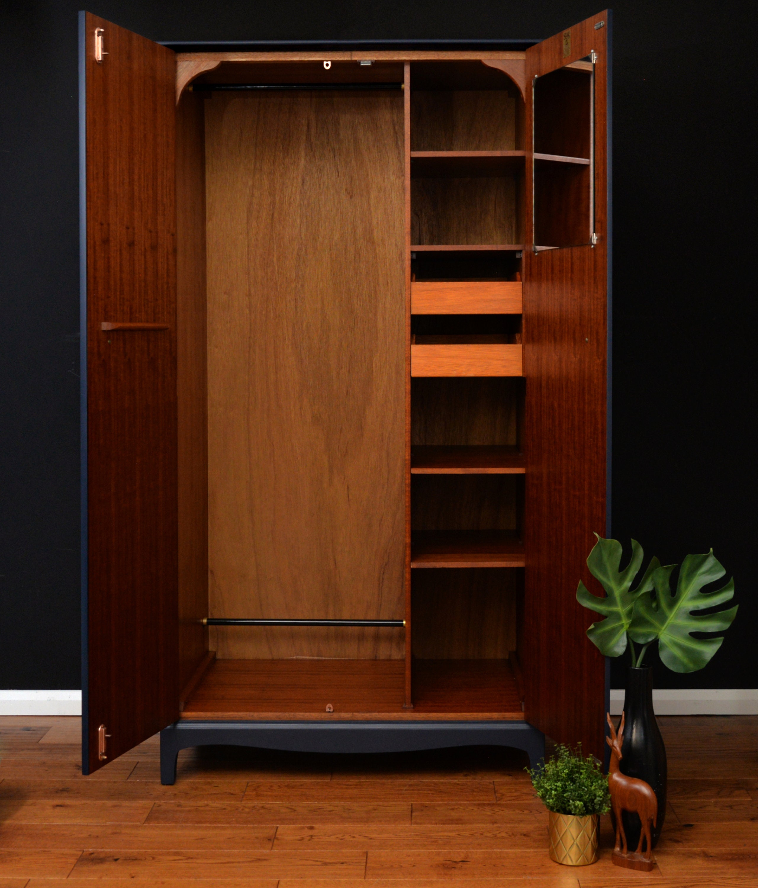 Stag Wardrobe, Armoire, Coat Cupboard, Bedroom Storage, Hall Robe, Art ...