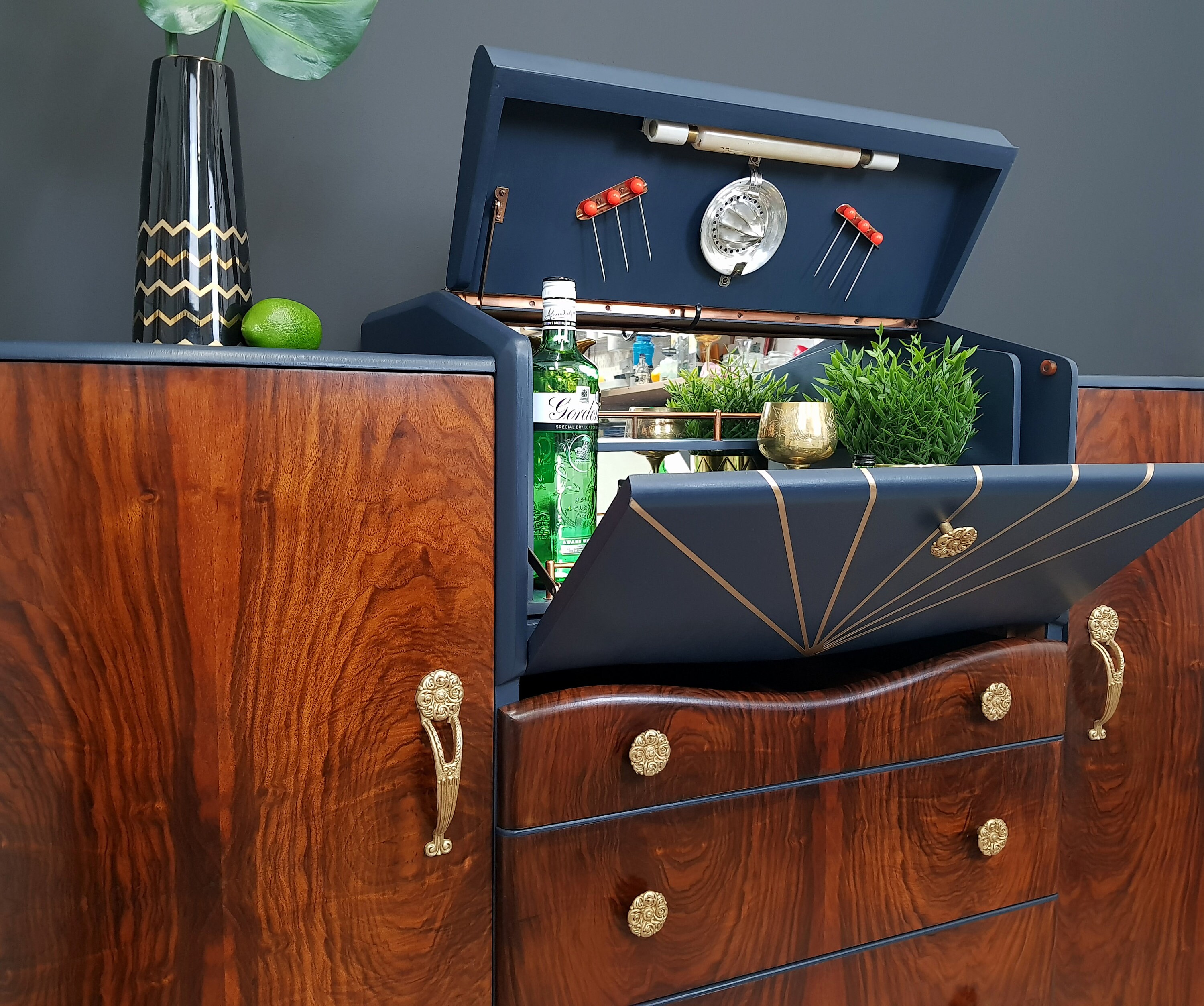 1960s sideboard with drinks cabinet store