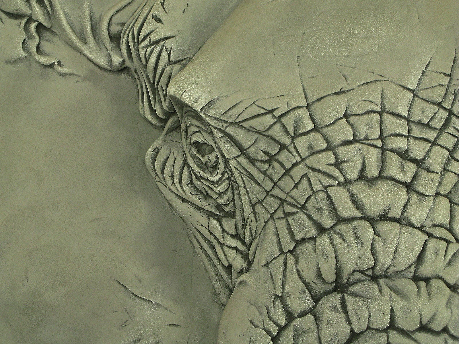 Bas Relief, 3D Wall Art, Elephant Head, Sculptural Painting, Relief ...