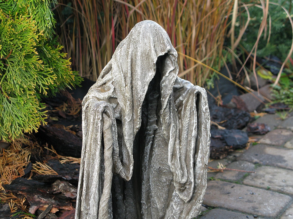 Garden Sculpture Ghost Outdoor Sculpture Phantom Statue Figure - Etsy