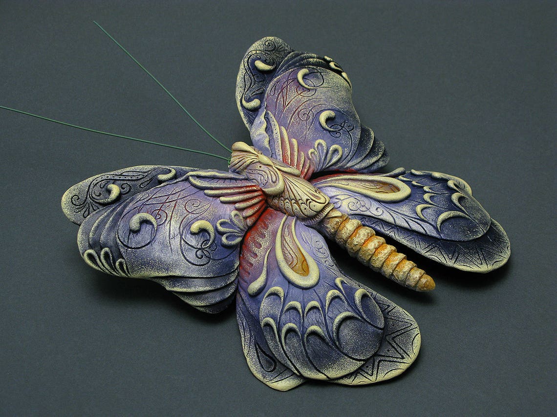 3d Butterfly Relief Sculpture Home Decor 3d Wall Butterfly - Etsy