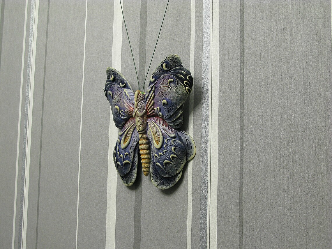 3d Butterfly Relief Sculpture Home Decor 3d Wall Butterfly - Etsy