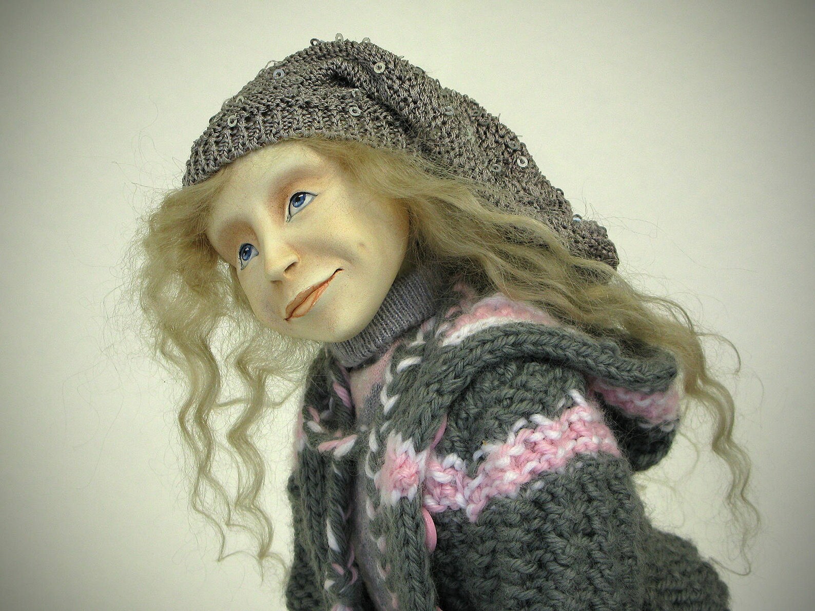 Interior Art Doll Fly Snake Art Doll Sculpture Wings Ooak Collectible ...