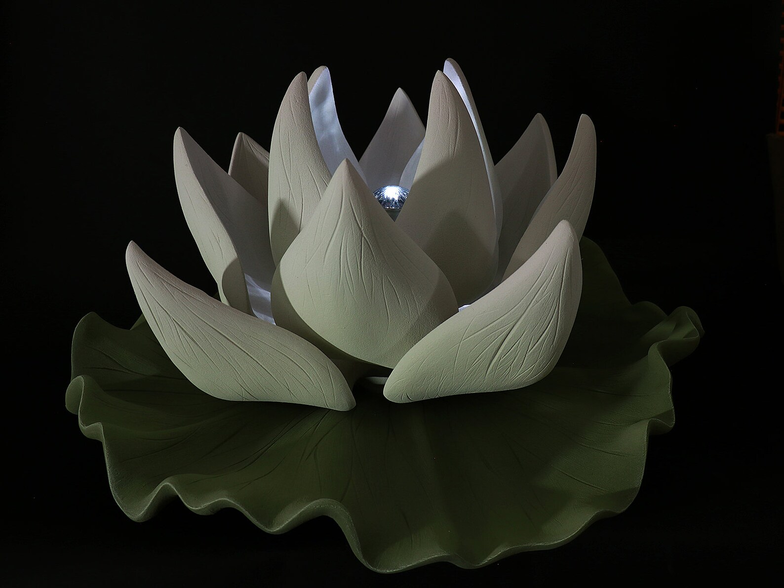 Garden Sculpture Outdoor Sculpture Lotus Garden Art Lotus Decoration ...