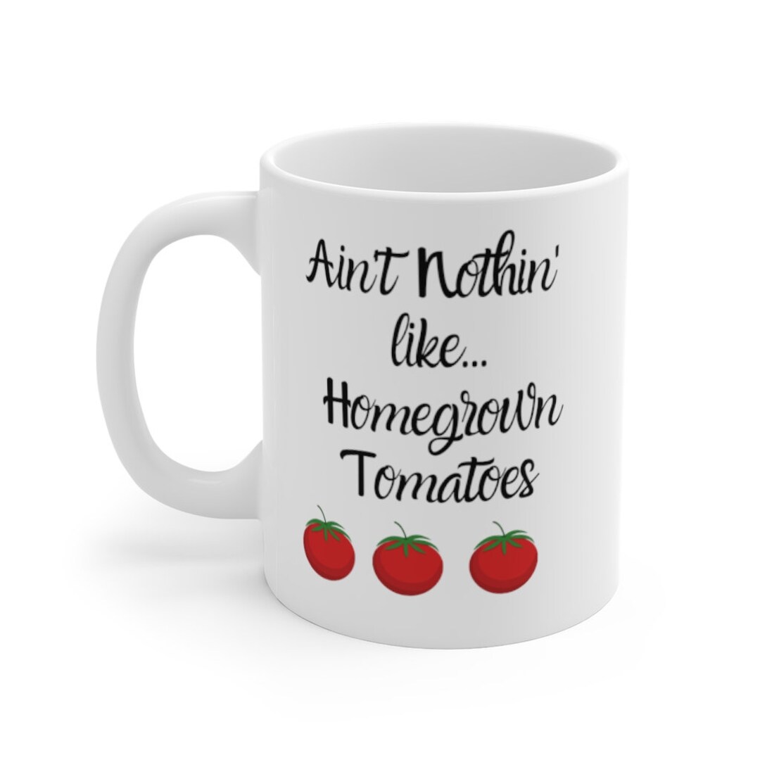 Tomato Coffee Mug | Vegetable Coffee Mug | Vegan Coffee Mug | Garden ...