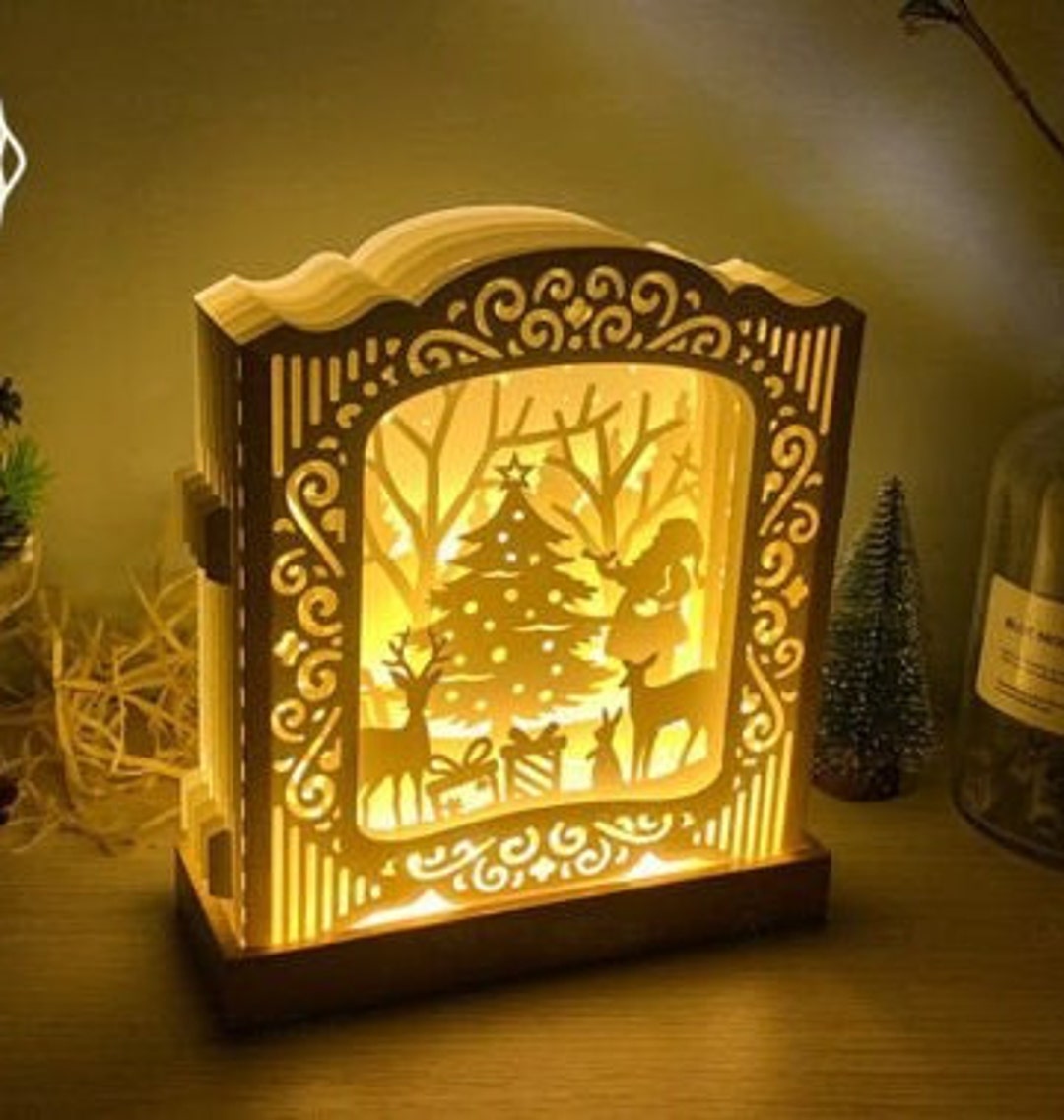 Pop-up Card 3D Santa Claus SVG, Merry Christmas Sphere Popup 3D Cute ...