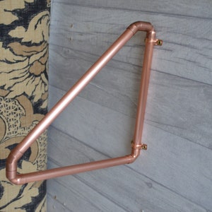 Pair of Copper Triangle Shelf Brackets - Etsy