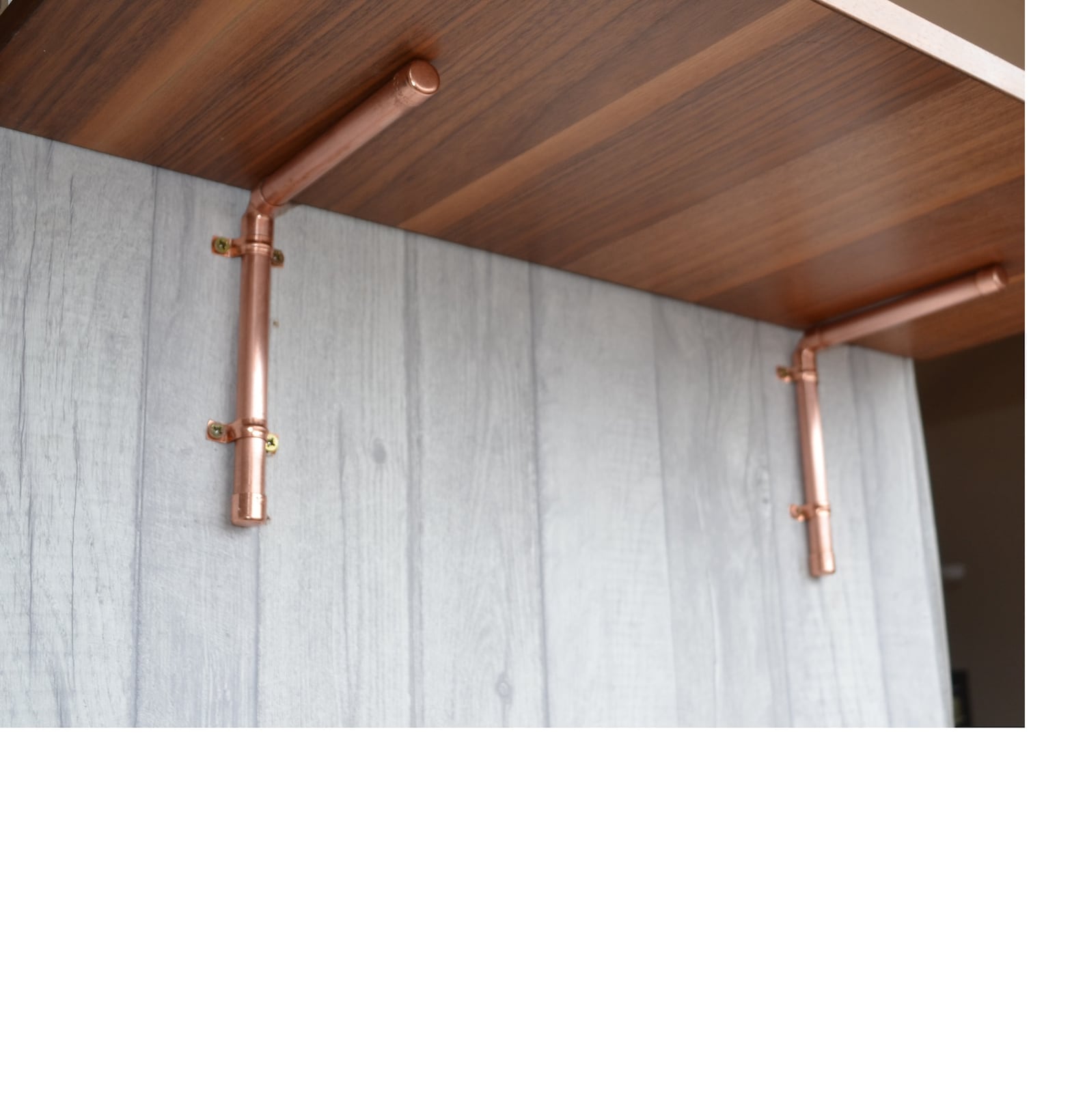 6 Pack Oversized Copper Shelf Brackets | Etsy