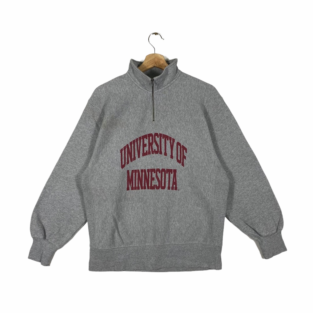 Vintage University Of Minnesota Half Zip Sweatshirt S Größe Grau - Etsy.de