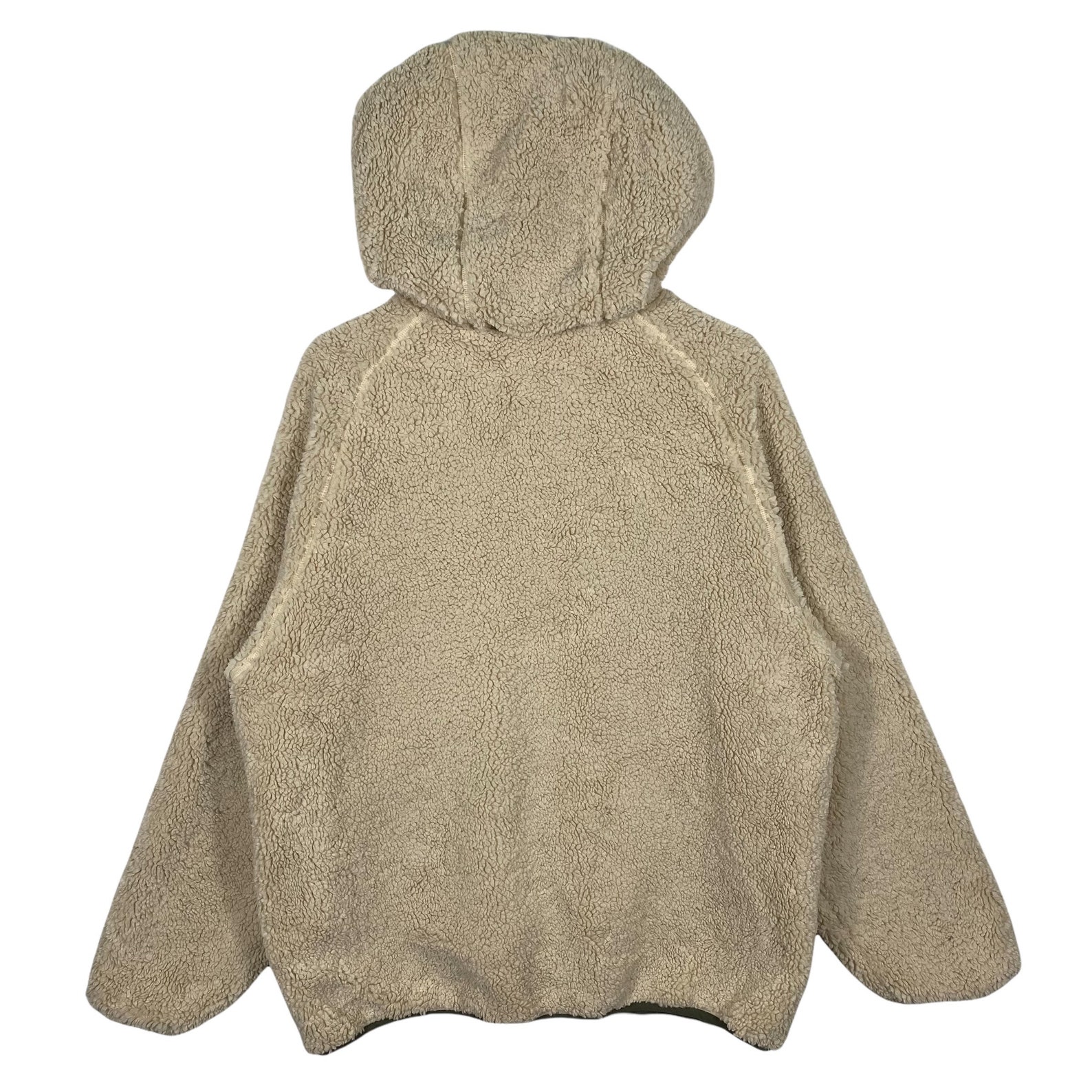 Vintage Power to the People Fleece Hoodie Jacket L Size Cream Colour - Etsy