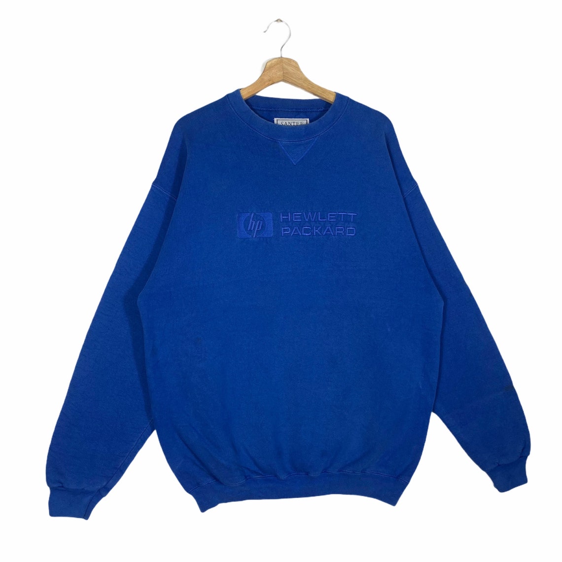 Vintage HP Hewlett Packard Sweatshirt L Size Blue Colour - Etsy UK