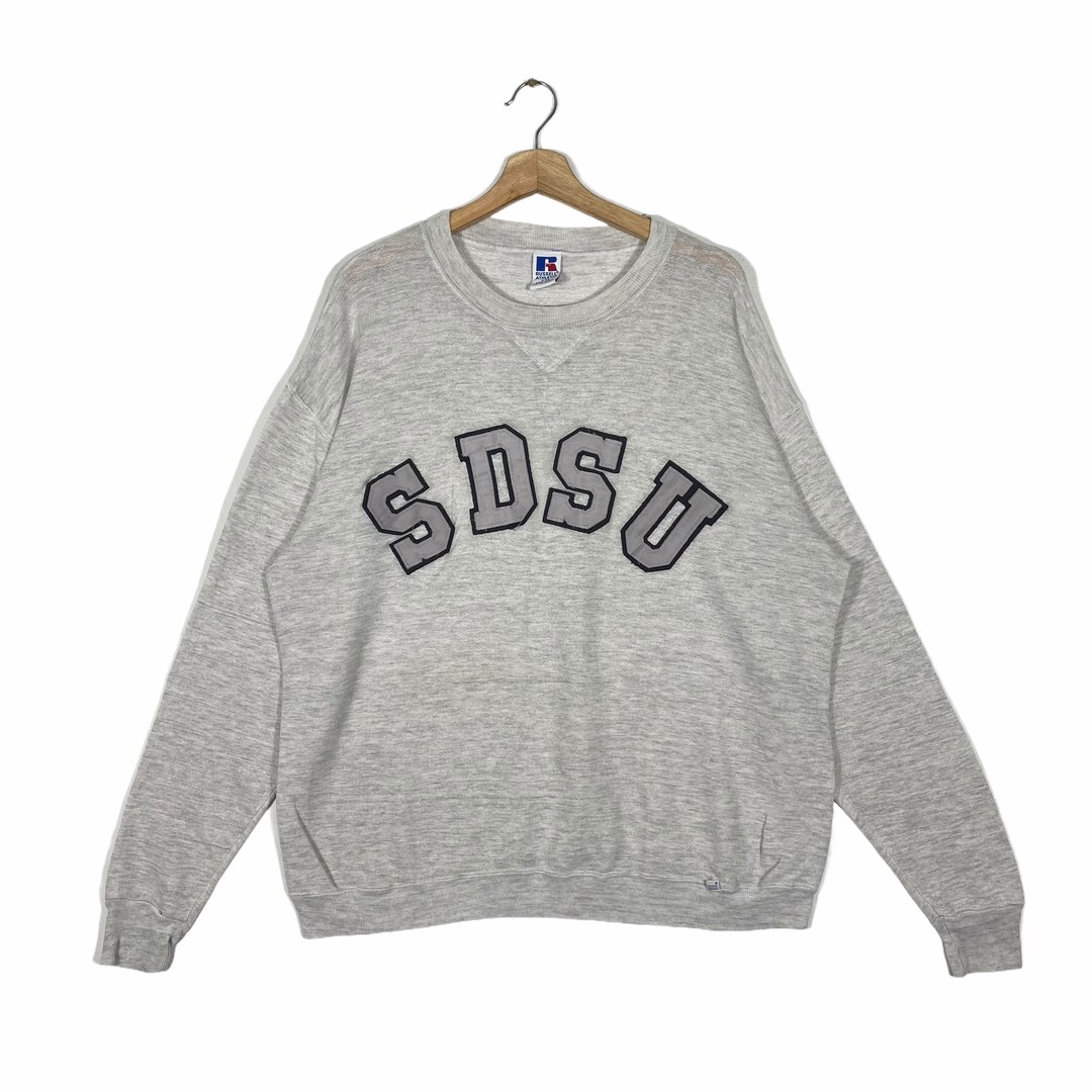Vintage 90s San Diego State University Sweatshirt: Grey SDSU Crewneck ...