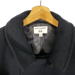 Vintage Ines De La Fressange Paris X Japanese Brand Wool Button Jacket L Size but to Fit M Size ...