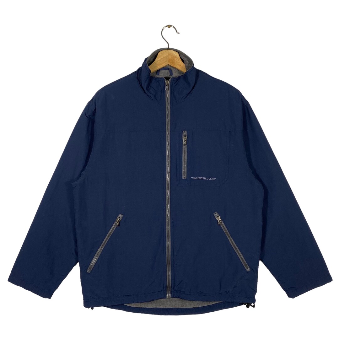 Vintage Timberland Zipper Jacket S Size but to Fit M Size Navyblue ...