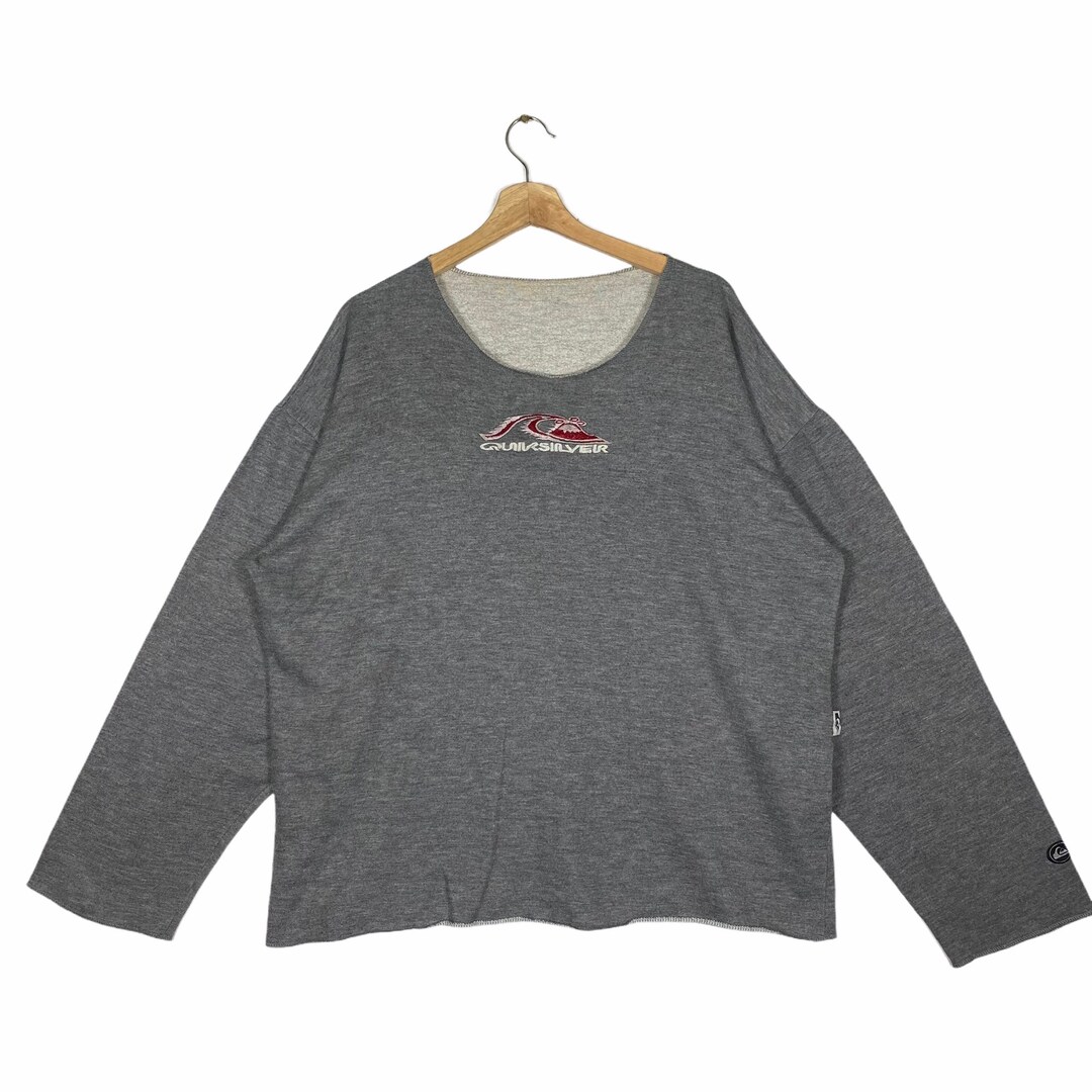 Vintage Quicksilver Sweatshirt XL Size Grey Colour - Etsy