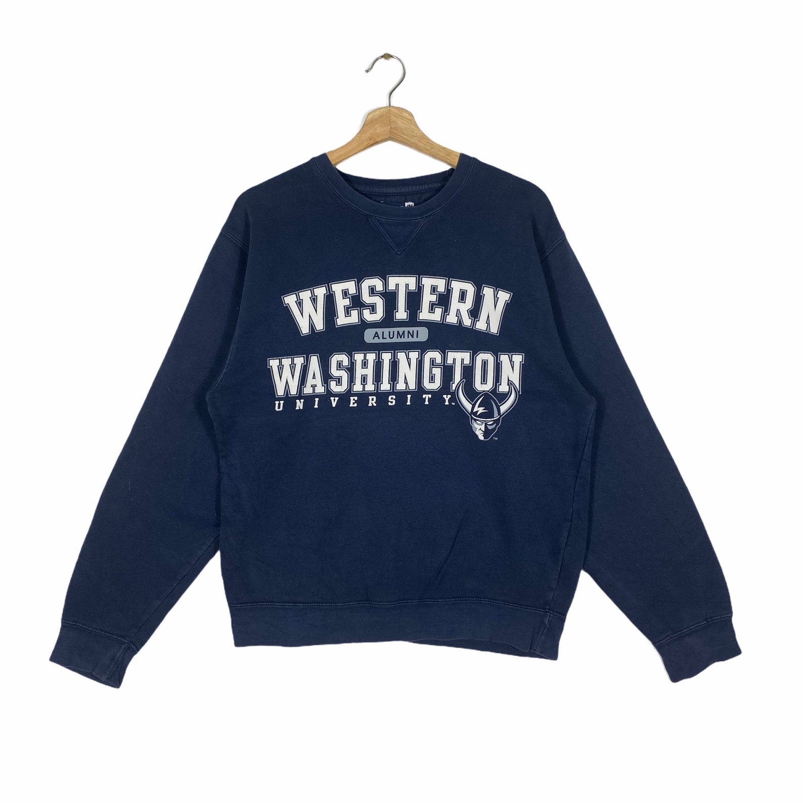 Vintage University Western Alumni Washington Sweatshirt S Size Navyblue ...