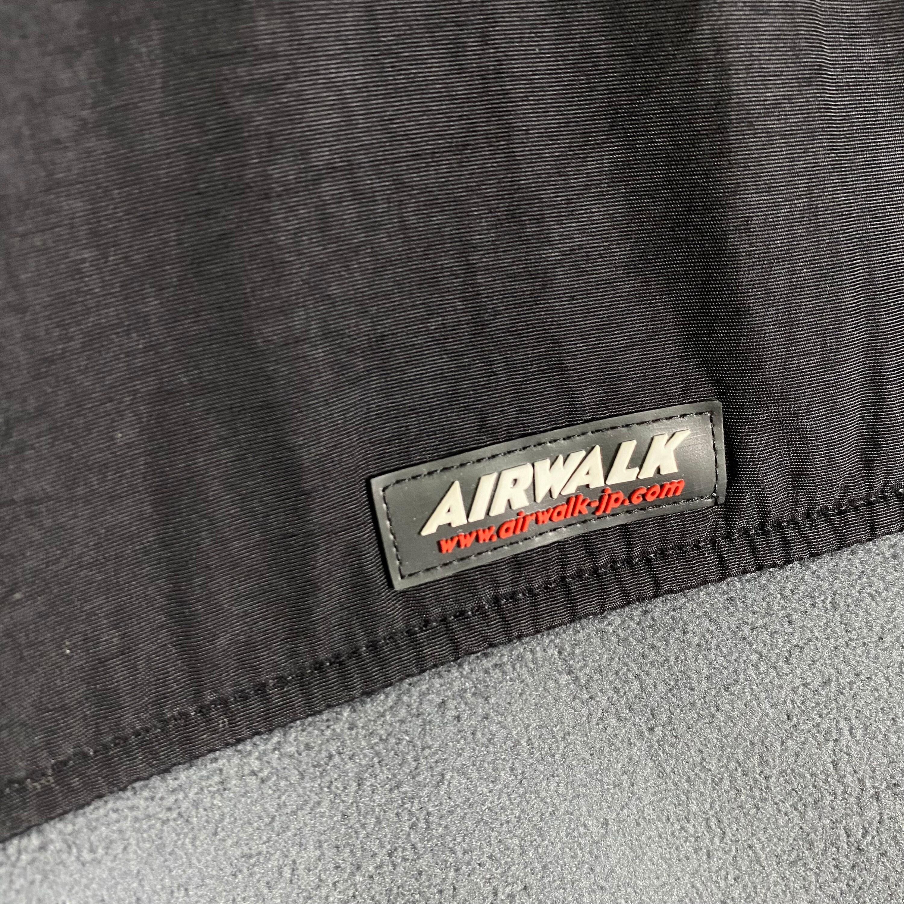 Vintage Airwalk Fleece Zipper Jacket L Size Grey/black Colour - Etsy